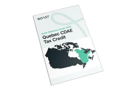 Quick Reference Guide 2025: Quebec CDAE Tax Credit - Boast